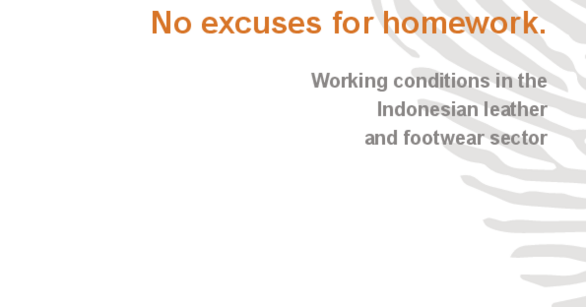 No excuses for homework | Public Eye